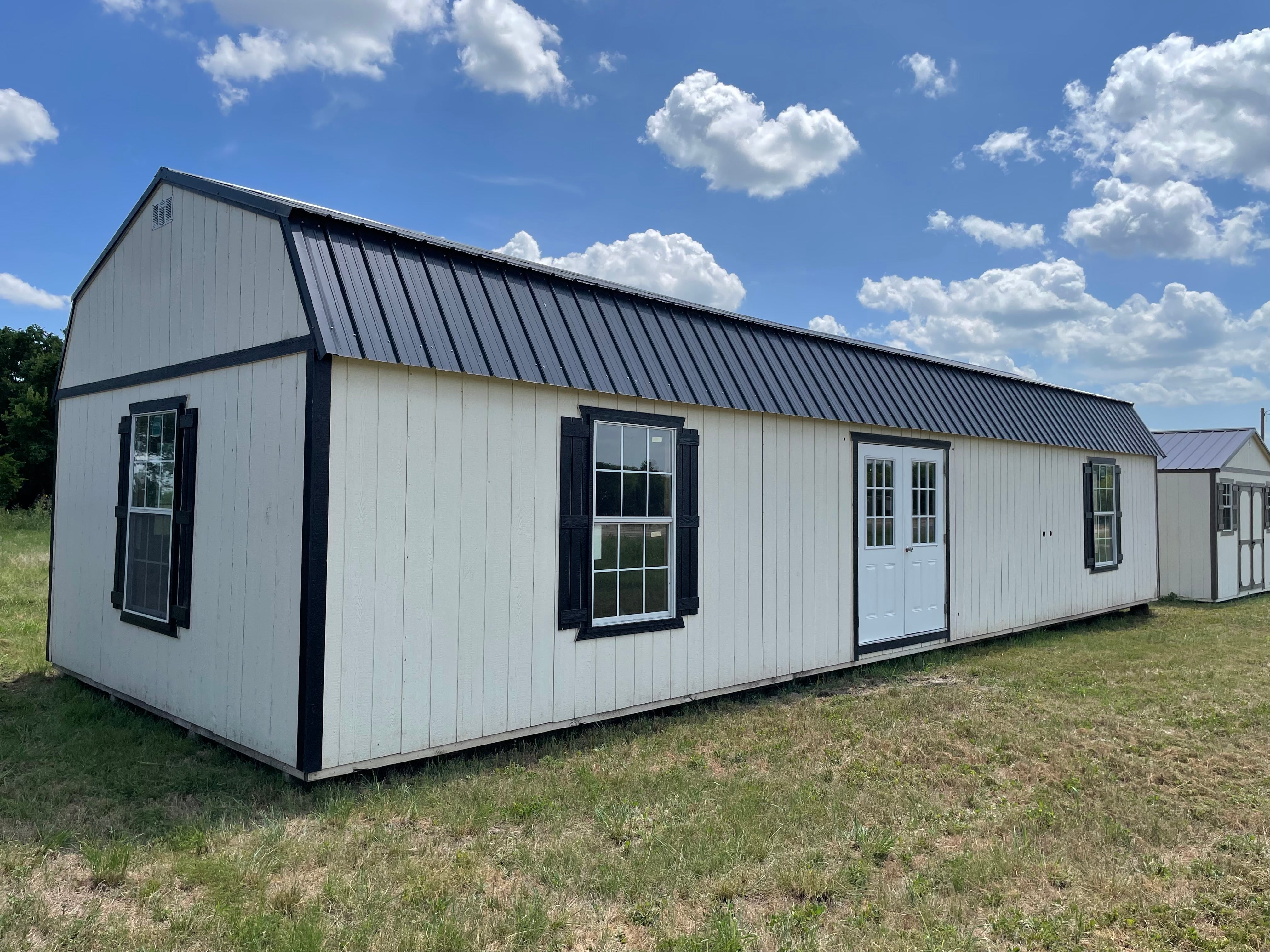 REPO 16x50 Side Lofted Barn – Lone Star Storage Solutions